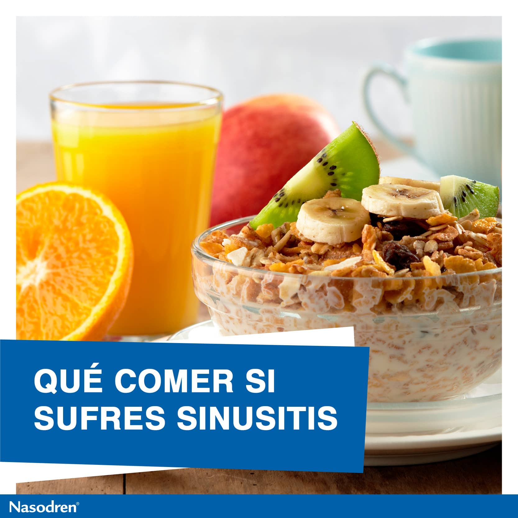Alimentación beneficiosa en caso de sinusitis: Qué comer para mejorar